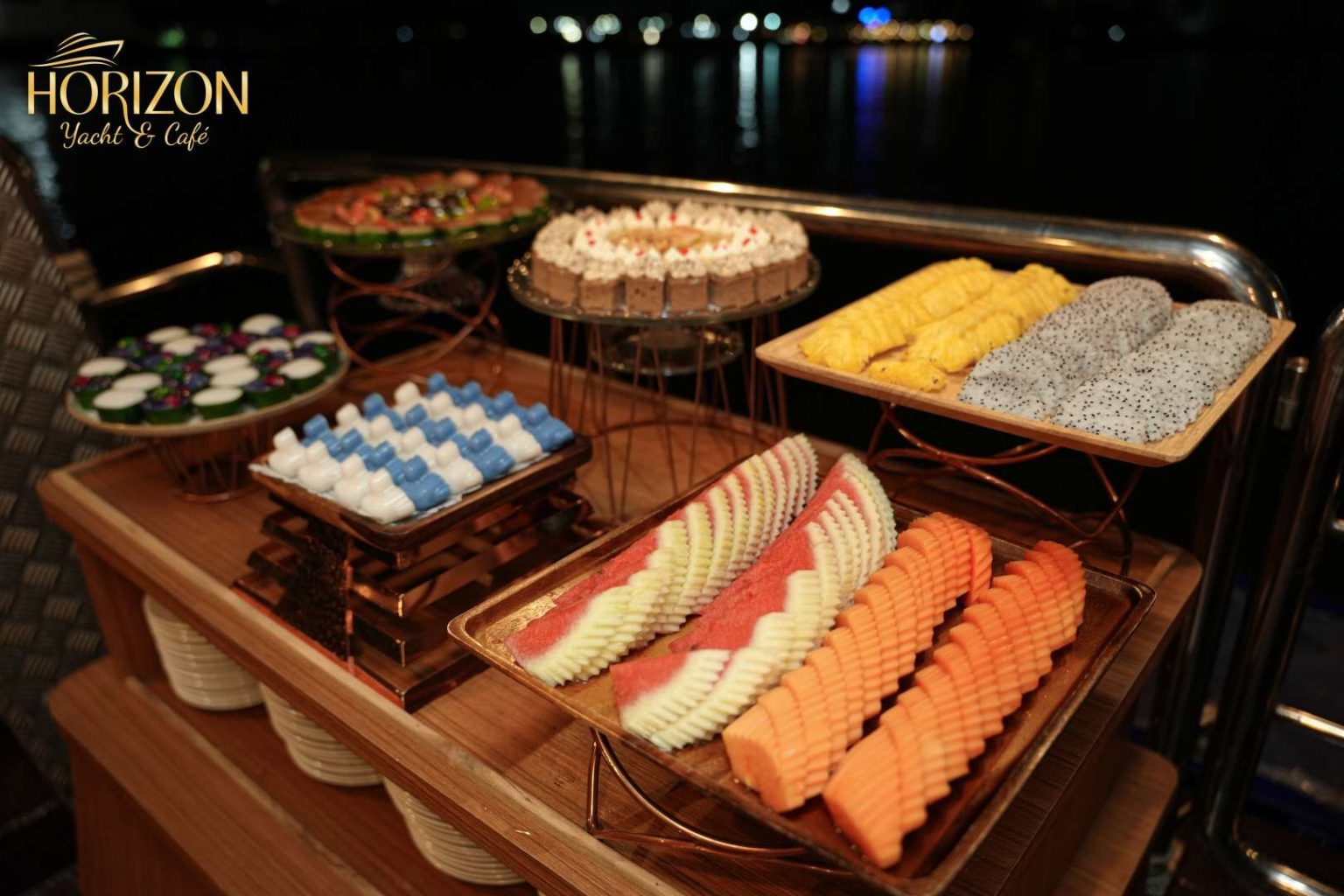 -Sunset-เรือ Horizon Yacht @Terminal Rama3 บุฟเฟต์ ไทยนานาชาติ*อาหาร ...